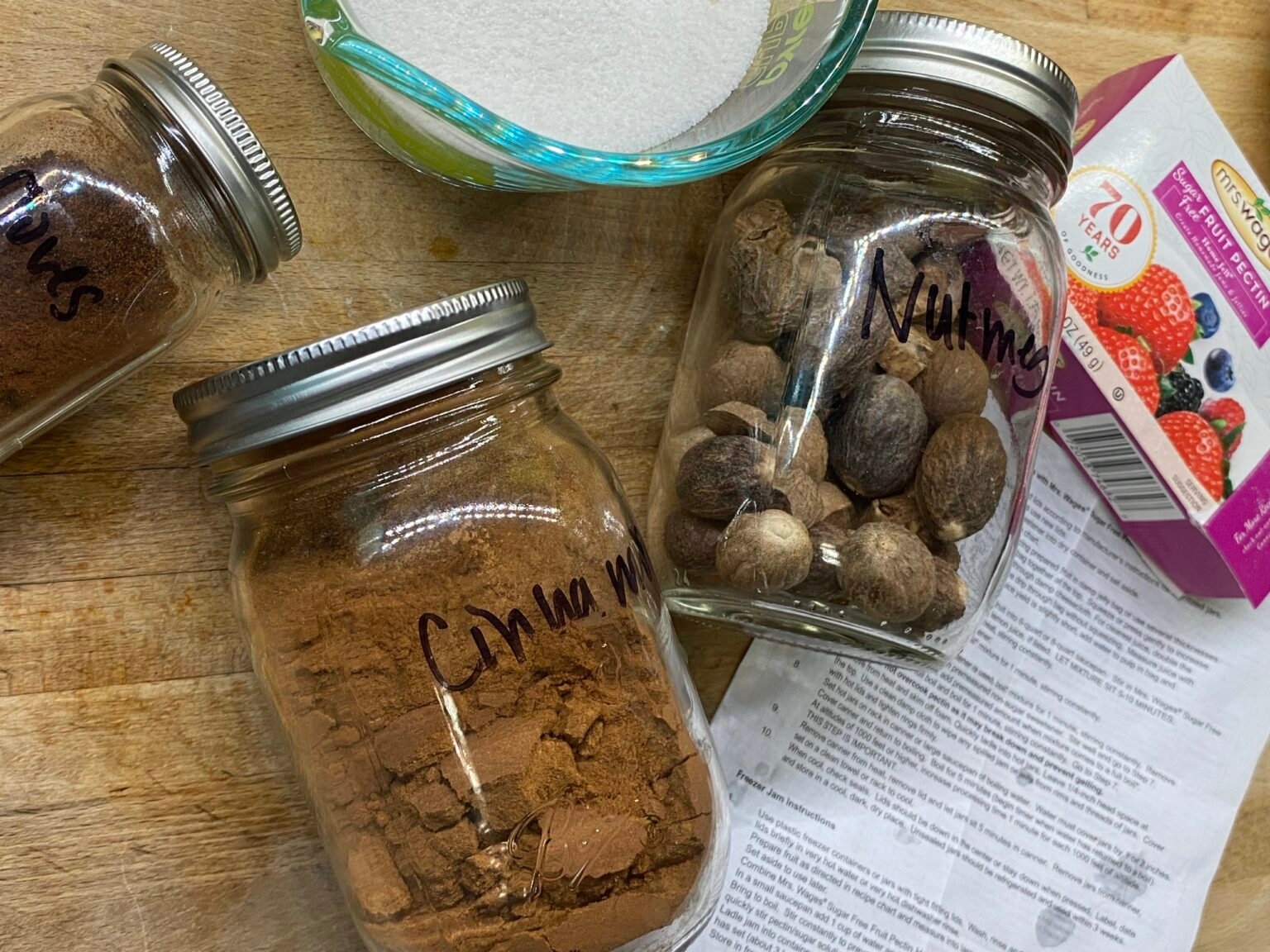 Sugar Free Peach Jam Food In Jars